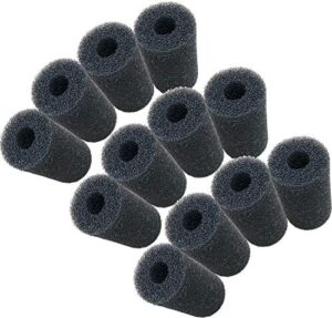 zanyzap pre-filter sponge 12 pack for fluval edge aquarium