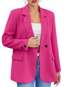 v for city blazers for women business casual long sleeve open front lapel button work office blazer jacket with pockets