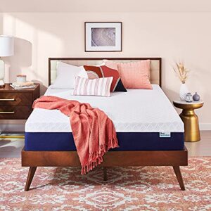 sleep innovations shiloh 14 inch memory foam mattress, king size, bed in a box, cradling medium support