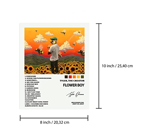 ceceva Tyler The Creator Poster, Set of 6, 8x10 inch, FRAMELESS Music Posters, Album Cover Poster, Rapper Posters, Igor poster