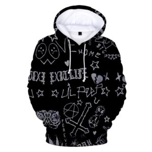 kpop rapper 3d hoodie love printed sport hip hop sweatshirt pocket pullover tops