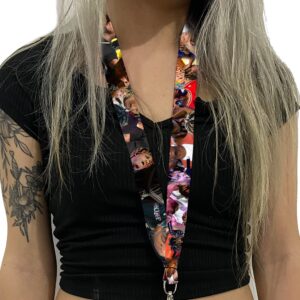 akinaway rapper memorial premium lanyard keychain