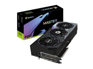 gigabyte aorus geforce rtx 4080 master 16g graphics card, 3x windforce fans, 16gb 256-bit gddr6x, gv-n4080aorus m-16gd video card