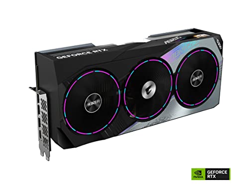 GIGABYTE AORUS GeForce RTX 4080 Master 16G Graphics Card, 3X WINDFORCE Fans, 16GB 256-bit GDDR6X, GV-N4080AORUS M-16GD Video Card