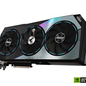 GIGABYTE AORUS GeForce RTX 4080 Master 16G Graphics Card, 3X WINDFORCE Fans, 16GB 256-bit GDDR6X, GV-N4080AORUS M-16GD Video Card