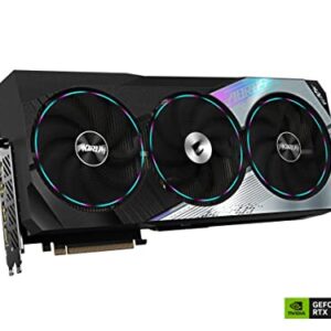 GIGABYTE AORUS GeForce RTX 4080 Master 16G Graphics Card, 3X WINDFORCE Fans, 16GB 256-bit GDDR6X, GV-N4080AORUS M-16GD Video Card