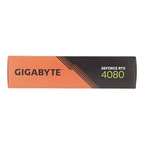 GIGABYTE GeForce RTX 4080 GAMING OC 16GB Graphics Card - 16GB DDR6X, 192bit, PCI-E 4.0, Core 2535Mhz, RGB, Anti-sag bracket, DP 1.4, HDMI 2.1a, NVIDIA DLSS 3, GV-N4080GAMING OC-16GD