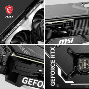 MSI GeForce RTX 4070 Ti Ventus 3X 12G OC Gaming Graphics Card - 12GB GDDR6X, 2655 MHz, PCI Express Gen 4, 192-bit, 3X DP v 1.4a, HDMI 2.1a (Supports 4K & 8K HDR)