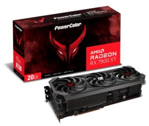 powercolor red devil amd radeon rx 7900 xt graphics card