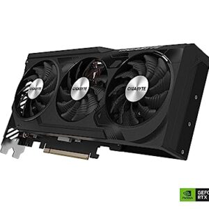 GIGABYTE GeForce RTX 4070 Ti WINDFORCE OC 12G Graphics Card, 3X WINDFORCE Fans, 12GB 192-bit GDDR6X, GV-N407TWF3OC-12GD Video Card