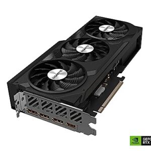 GIGABYTE GeForce RTX 4070 Ti WINDFORCE OC 12G Graphics Card, 3X WINDFORCE Fans, 12GB 192-bit GDDR6X, GV-N407TWF3OC-12GD Video Card