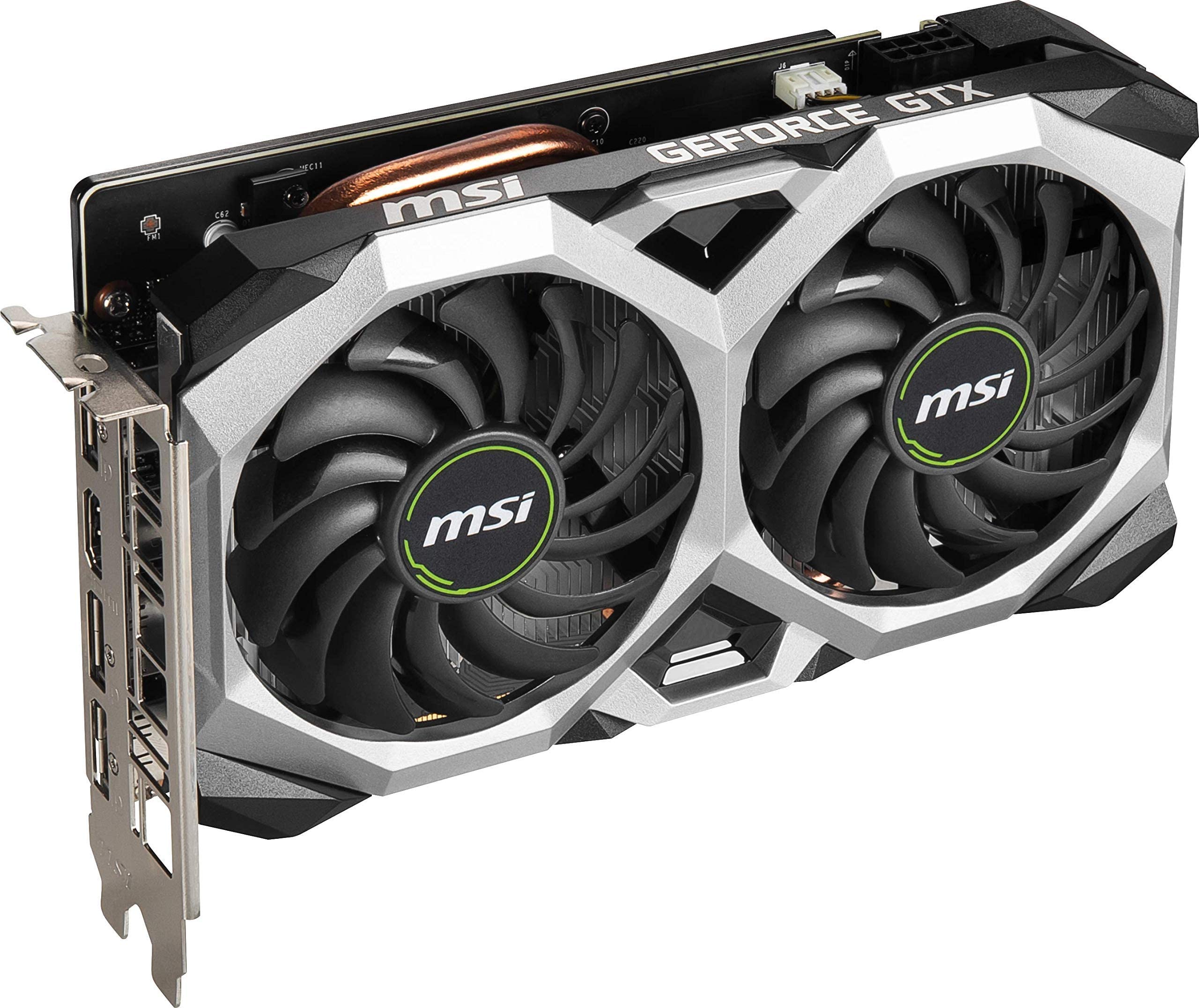 MSI Gaming GeForce GTX 1660 Super 192-bit HDMI/DP 6GB GDRR6 HDCP Support DirectX 12 Dual Fan VR Ready OC Graphics Card (GTX 1660 Super VENTUS XS OC) (Renewed)