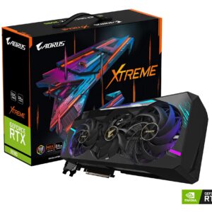 GIGABYTE AORUS GeForce RTX 3090 Xtreme 24G Graphics Card, Max Covered Cooling, 24GB 384-bit GDDR6X, GV-N3090AORUS X-24GD Video Card (Renewed)