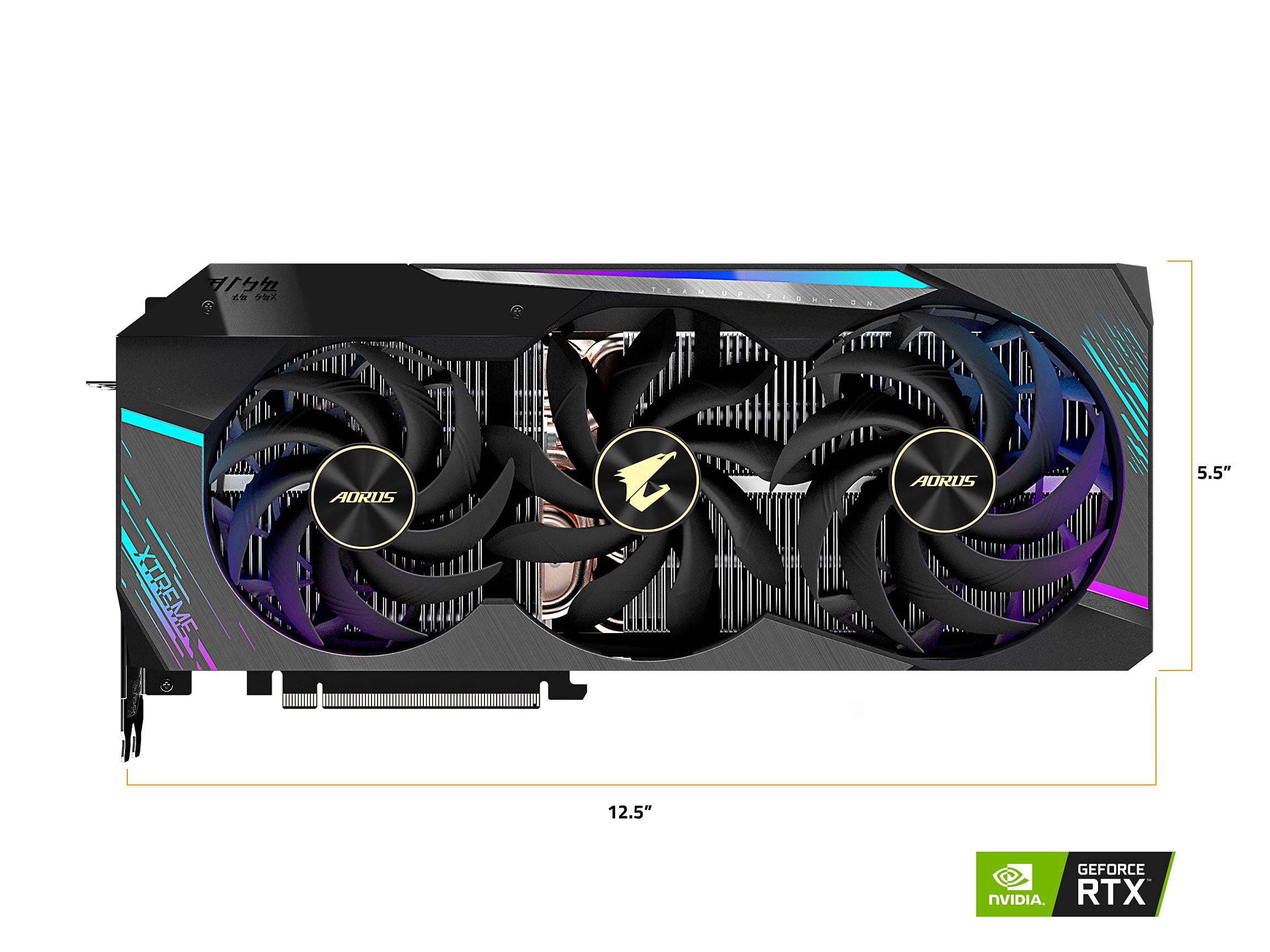 GIGABYTE AORUS GeForce RTX 3090 Xtreme 24G Graphics Card, Max Covered Cooling, 24GB 384-bit GDDR6X, GV-N3090AORUS X-24GD Video Card (Renewed)