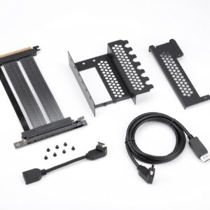 CableMod Vertical PCI-e Bracket PCI-e 4.0 Edition (Black, HDMI + DisplayPort)