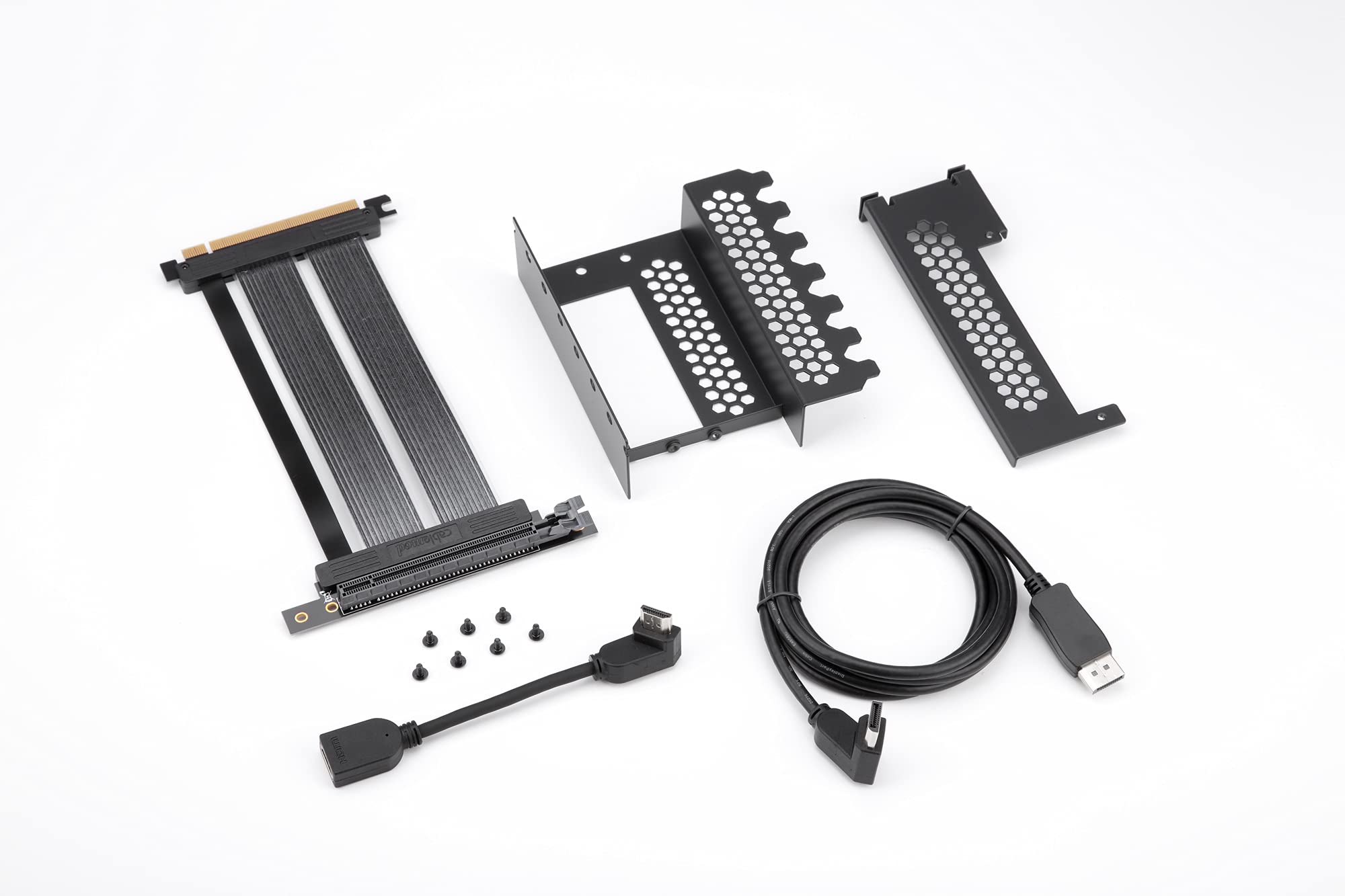 CableMod Vertical PCI-e Bracket PCI-e 4.0 Edition (Black, HDMI + DisplayPort)