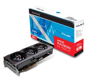 sapphire 11323-02-20g pulse amd radeon rx 7900 xt gaming graphics card with 20gb gddr6, amd rdna 3