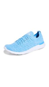 apl: athletic propulsion labs women's techloom wave sneaker, coastal blue/ice blue/mela, 7 medium us