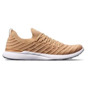 apl: athletic propulsion labs men's techloom wave shoes tan/white, 11