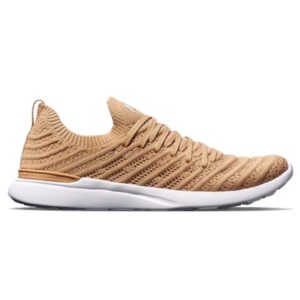 apl: athletic propulsion labs women's techloom wave tan/white, 8.5