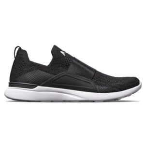 apl: athletic propulsion labs men's techloom bliss, metallic black/white, 10.5