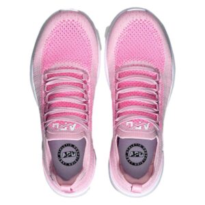 Athletic Propulsion Labs Women's Techloom Breeze Shoe, Soft Pink/Fusion Pink/White, 9