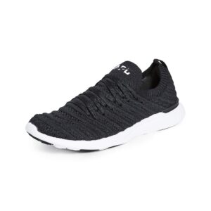 APL: Athletic Propulsion Labs Women's Techloom Wave Sneakers, Black/White, 6.5 Medium US