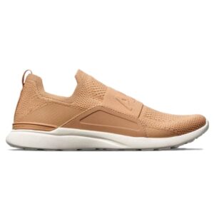 apl: athletic propulsion labs women's techloom bliss sneakers, tan/ivory, 8.5