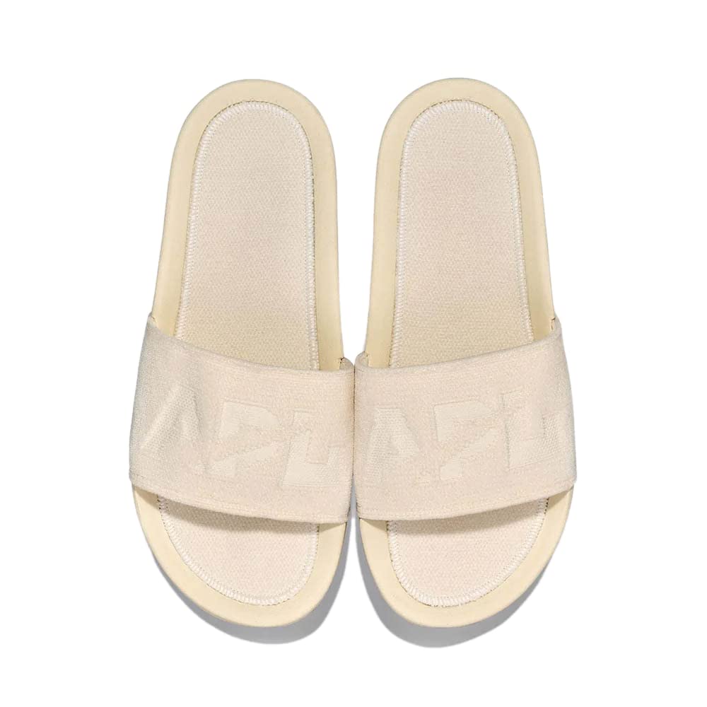 APL: Athletic Propulsion Labs Women's Techloom Velvet Slide, Creme, 10