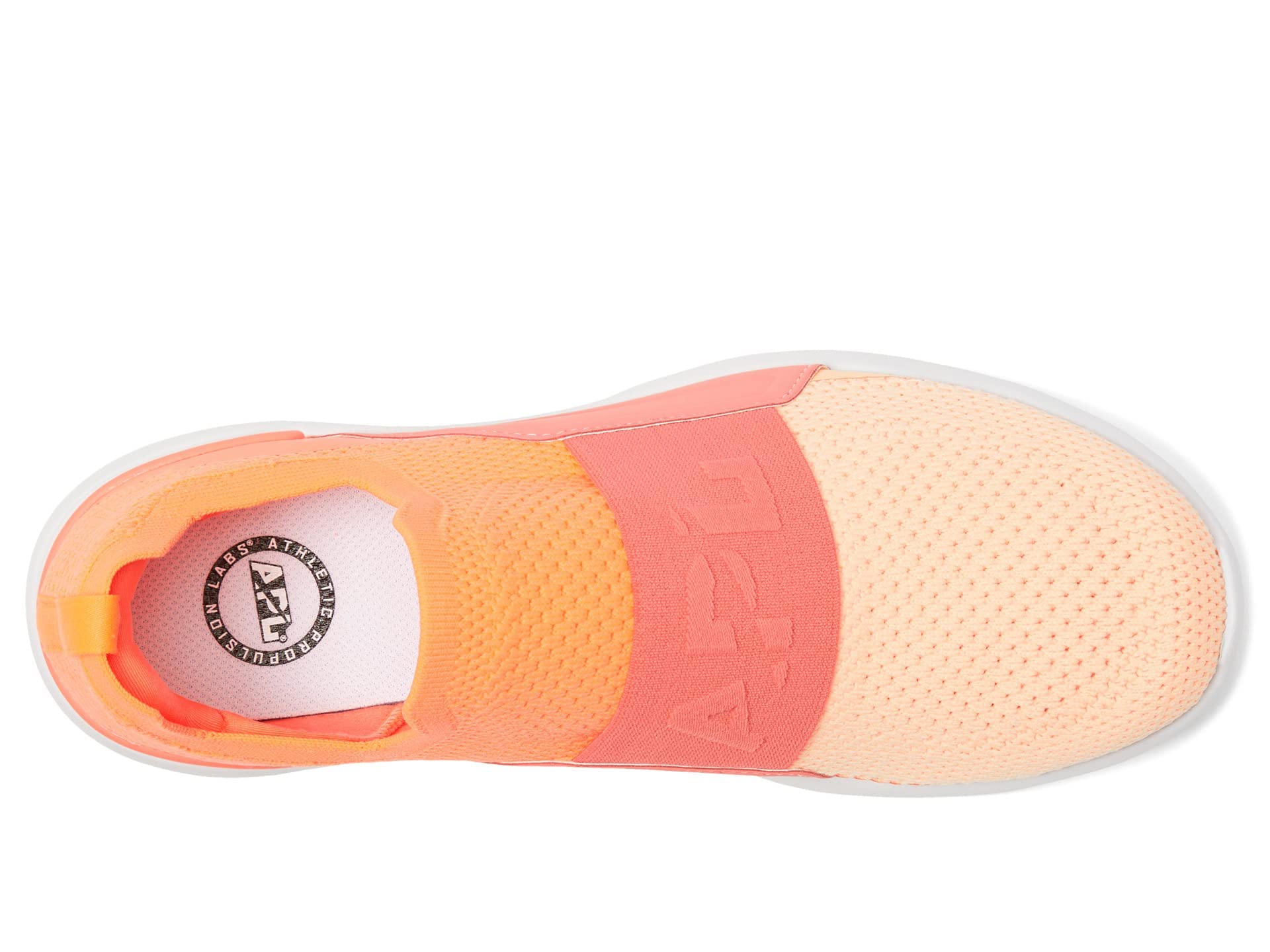 Athletic Propulsion Labs (APL) Techloom Bliss Laser Red/Fire Coral/Faded Peach 8 B (M)