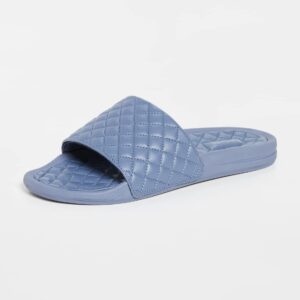 APL: Athletic Propulsion Labs Men's Lusso Slides, Slate, Blue, 10 Medium US