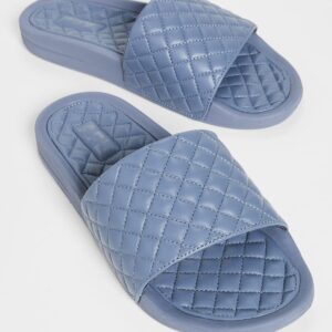 APL: Athletic Propulsion Labs Men's Lusso Slides, Slate, Blue, 10 Medium US