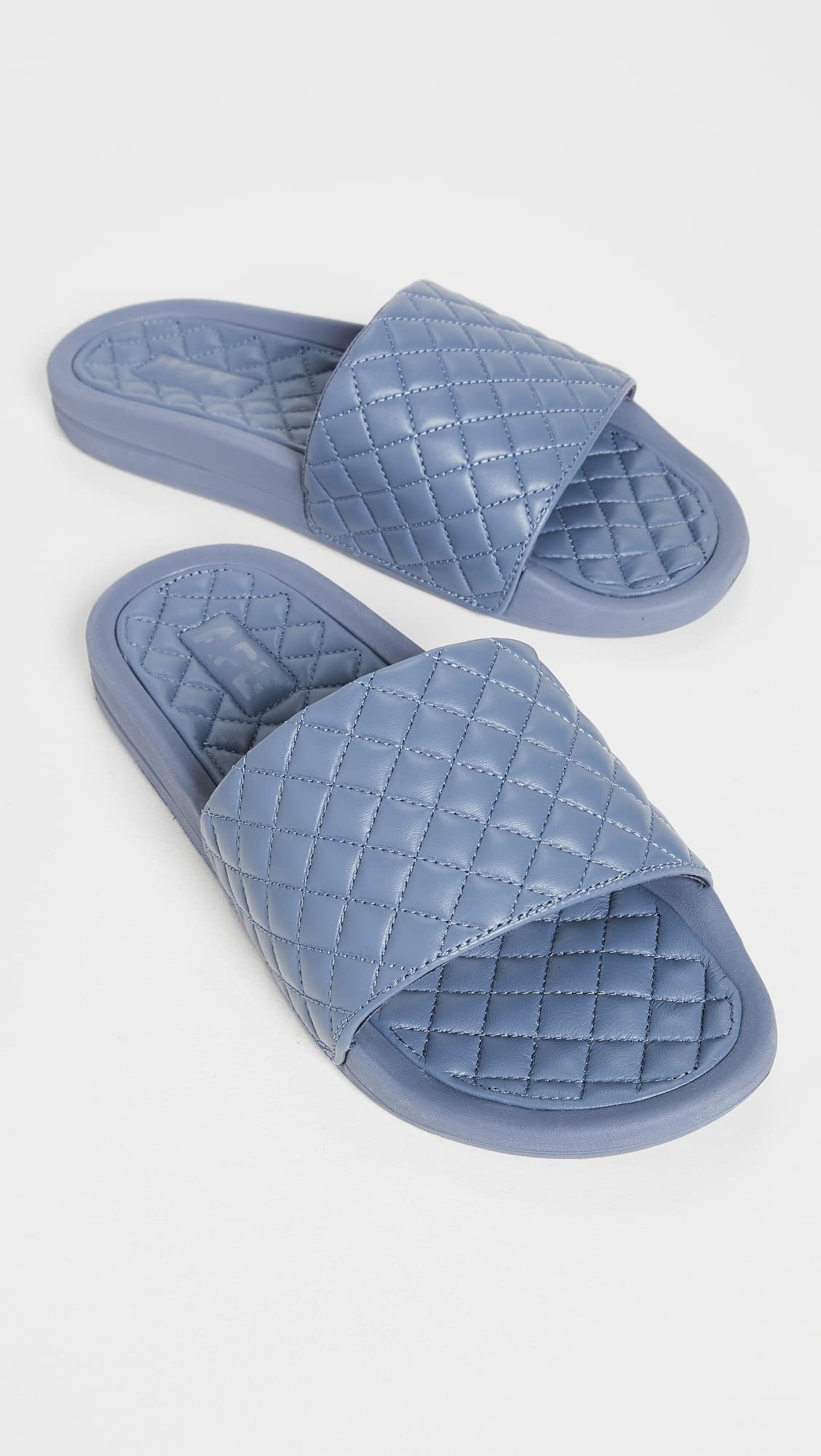 APL: Athletic Propulsion Labs Men's Lusso Slides, Slate, Blue, 10 Medium US