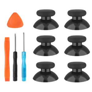 tomsin® replacement thumbsticks for xbox one/ ps4 controllers, joysticks repair kit for xbox one s (6 pcs)