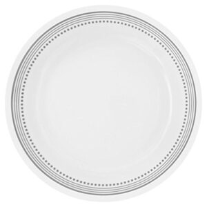 corelle livingware mystic gray 8.5" lunch plate (set of 8)