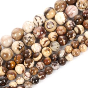 NHBT YU Natural Stone Beads Australia Agate Loose Beads for Jewelry Making Needlework DIY Bracelet Strand 4-12 MM T725 (Color : H7193, Item Diameter : 12mm About 30 pcs)