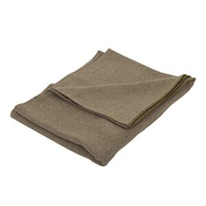 stansport wool blend camp blankets - o.d. green (1244)