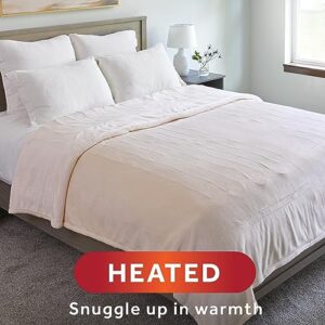 Sunbeam Royal Posh Champagne Heated Blanket - King