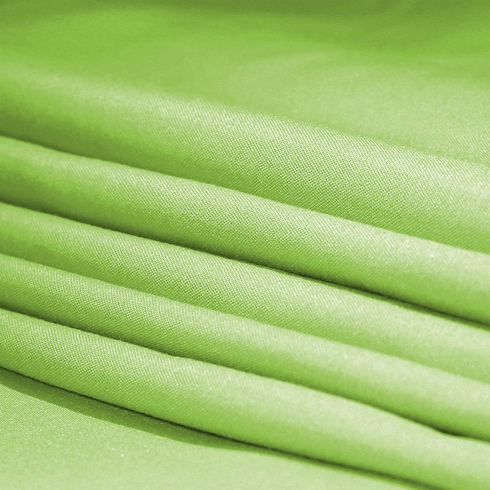 Prime Bedding Bed Sheets - 4 Piece Full Size Sheets, Deep Pocket Fitted Sheet, Flat Sheet, Pillow Cases - Lime Green