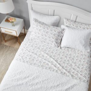 Laura Ashley Home - Full Sheets, Cotton Flannel Bedding Set, Brushed for Extra Softness & Comfort (Rosalie, Full)