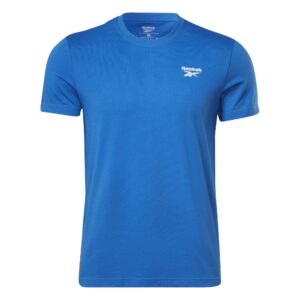 reebok men's standard identity classics t-shirt, vector blue, m