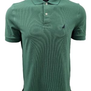 Nautica Men Classic Fit Polo Pique T-Shirt (Medium, Coastal Pine)