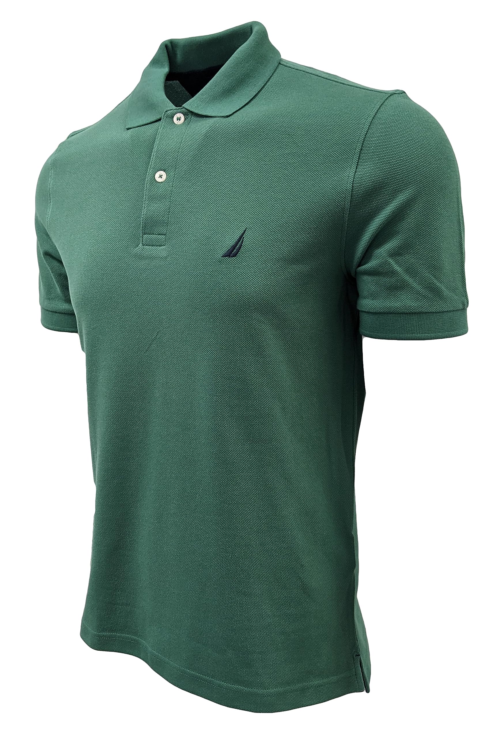 Nautica Men Classic Fit Polo Pique T-Shirt (Medium, Coastal Pine)