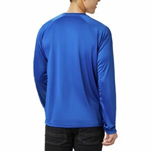 Columbia Men's Fork Stream Long Sleeve Shirt, Azul/Sky Blue, X-Large