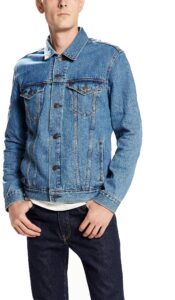 levi's men's trucker jacket (also available in big & tall), medium stonewash, small