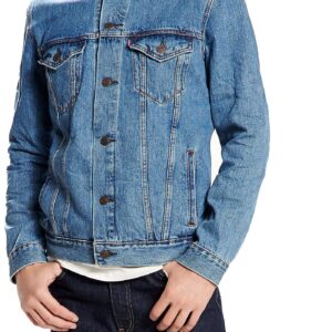 Levi's Men's Trucker Jacket (Also Available in Big & Tall), Medium Stonewash, Small