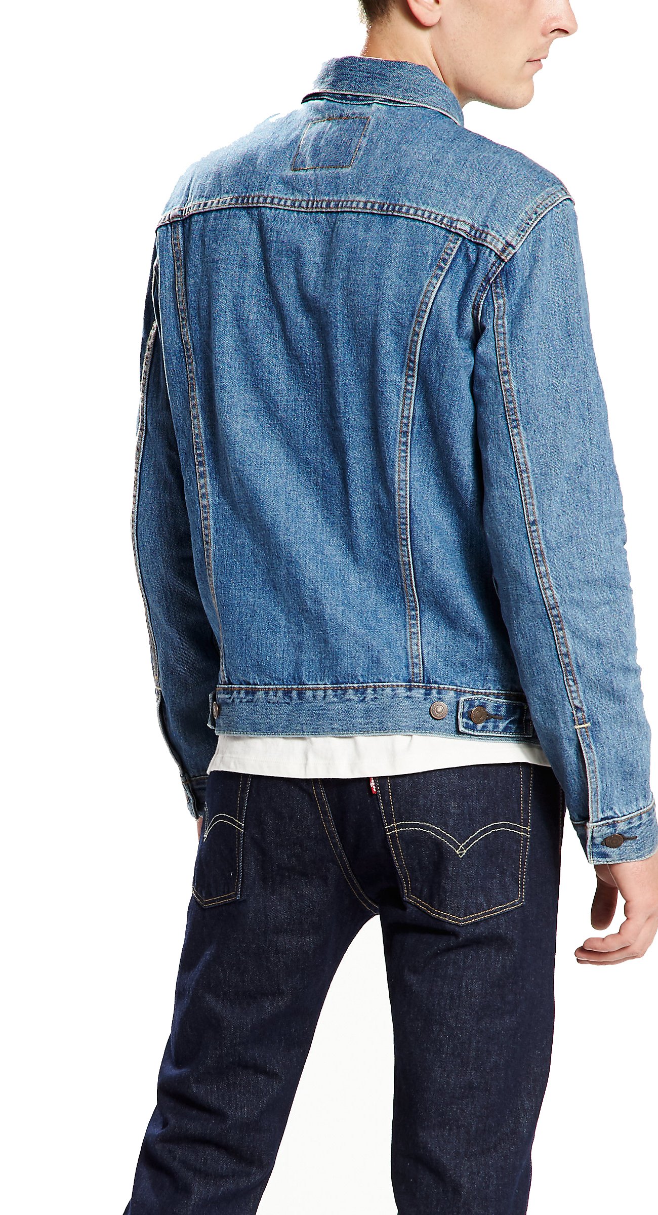 Levi's Men's Trucker Jacket (Also Available in Big & Tall), Medium Stonewash, Small