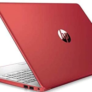 HP 2021 Pavilion 15 15.6-inch HD Laptop, Intel Pentium Processor, 8GB DDR4, 256GB SSD, Webcam, USB-C, HDMI, WiFi, Windows 10 S, Scarlet Red, TiTac Accessory (Renewed)