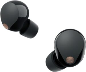 sony wf-1000xm5-black wireless noise canceling high-res earbuds with an additional 1 year coverage (2023)(used)