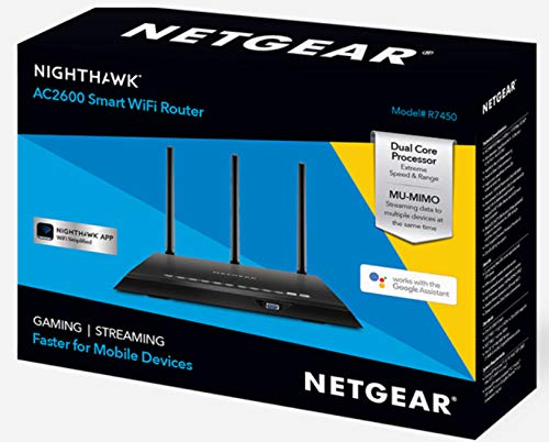 NETGEAR Nighthawk AC2600 Smart WiFi Router (R7450)